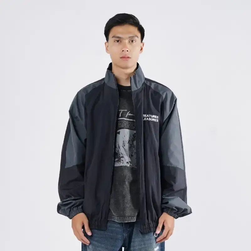Jual Moutley Men's Tracksuit Jacket Regular Fit Taslan Crinkle Hyuko Ol ...