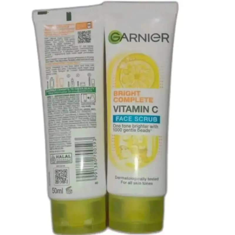 Jual Garnier Bright Complete Foam 50ml, Garnier Bright Complete Scub 50ml, Garnier Sakura Glow ...