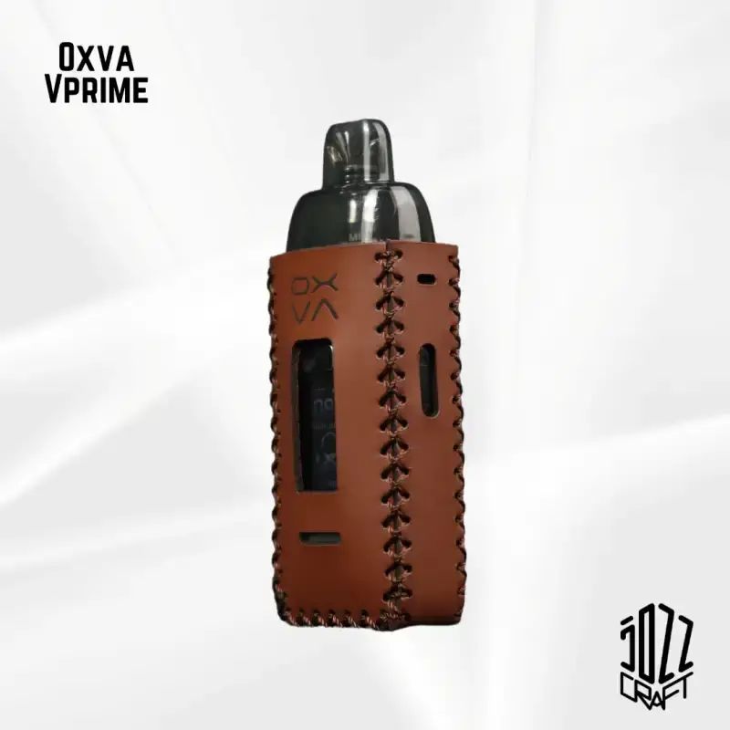 Jual Premium Leather Sleeve Case Oxva Vprime Include Lanyard - Brown ...