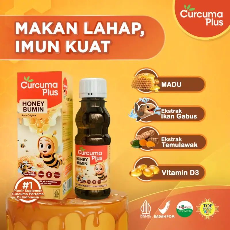 Promo Curcuma Plus Honey Bumin - Vitamin Anak Mengandung Madu ...