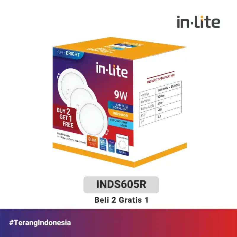 Jual Downlight Slim 7 Watt 💯 Harga Murah & Kualitas Terbaik Januari 2026