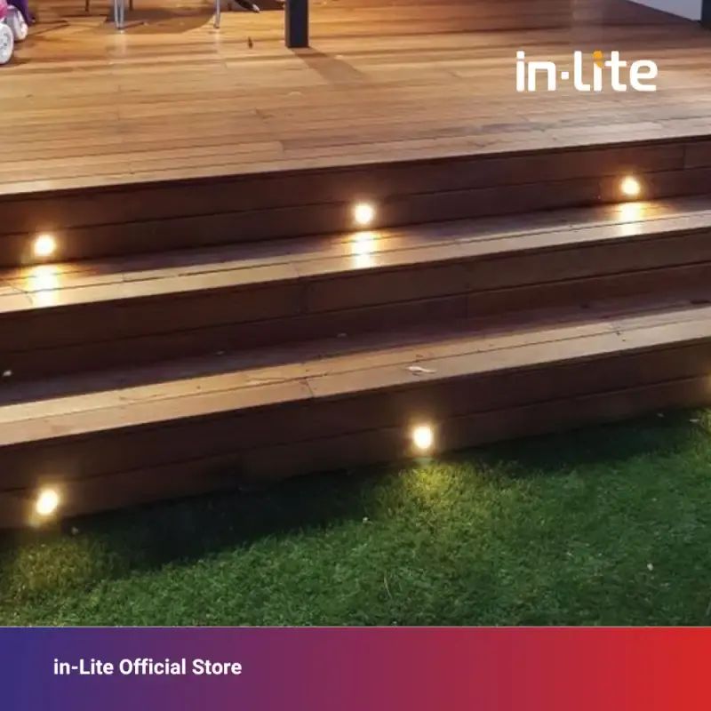 Jual In-lite Led Step Light Lampu Tangga Inst402, Bentuk Kotak Di ...
