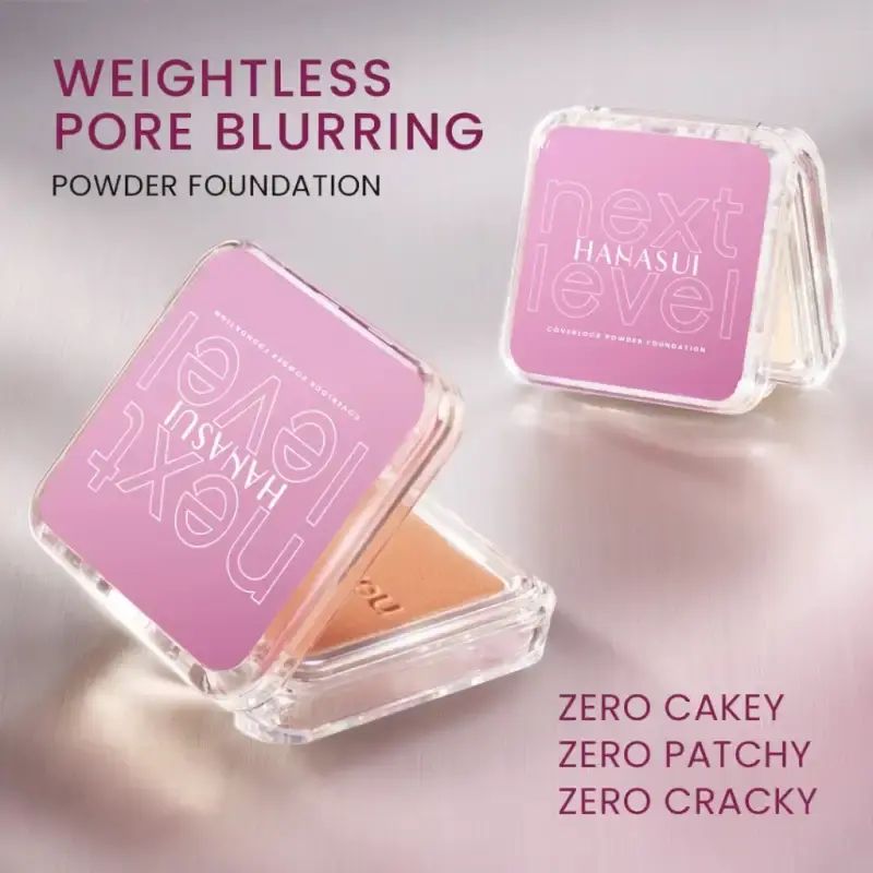 Promo Hanasui Next Level Coverlock Powder Foundation - Porefect Blur ...