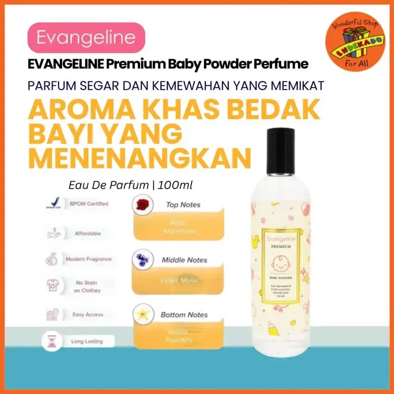 Parfum Evangeline Bayi Gratis Ongkir 🏷️ Harga Murah Januari 2026