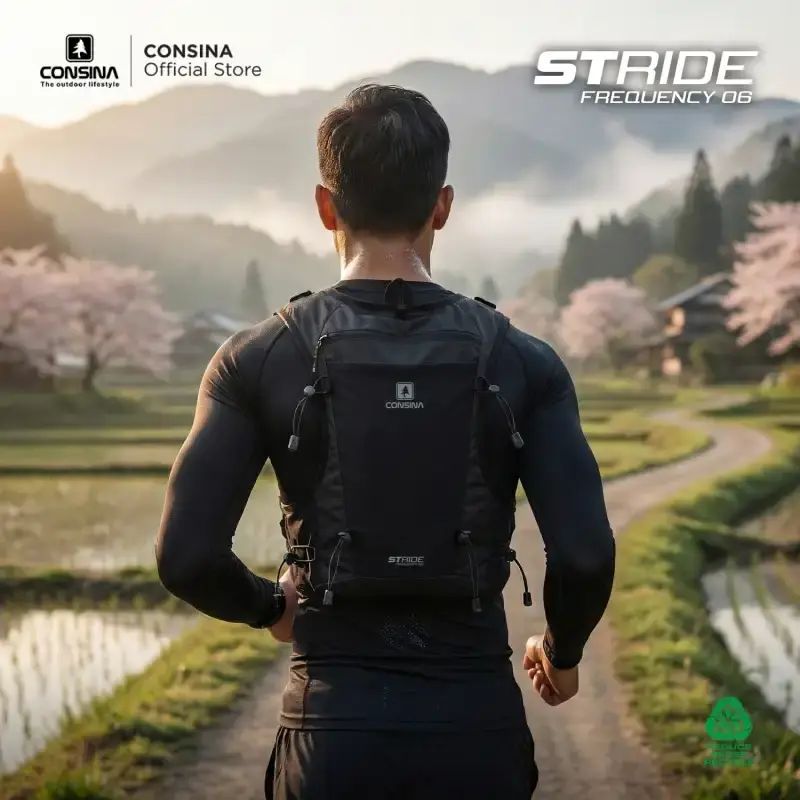 Jual Consina Stride Vest Rompi Lari Hydropack | Outdoor Gunung Trail ...
