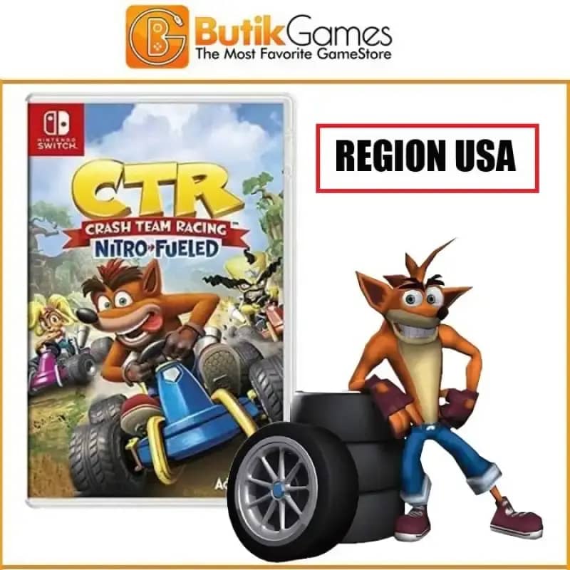 Jual Ctr Crash Team Racing Nitro Fueled Nintendo Switch Gameswitch Di ...