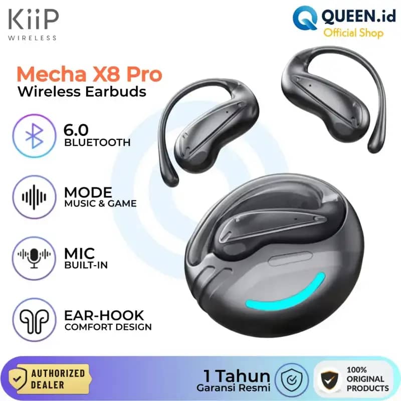 Jual Kiip Mecha X8 Pro Ows Open Earhook Wearable Stereo Headset ...