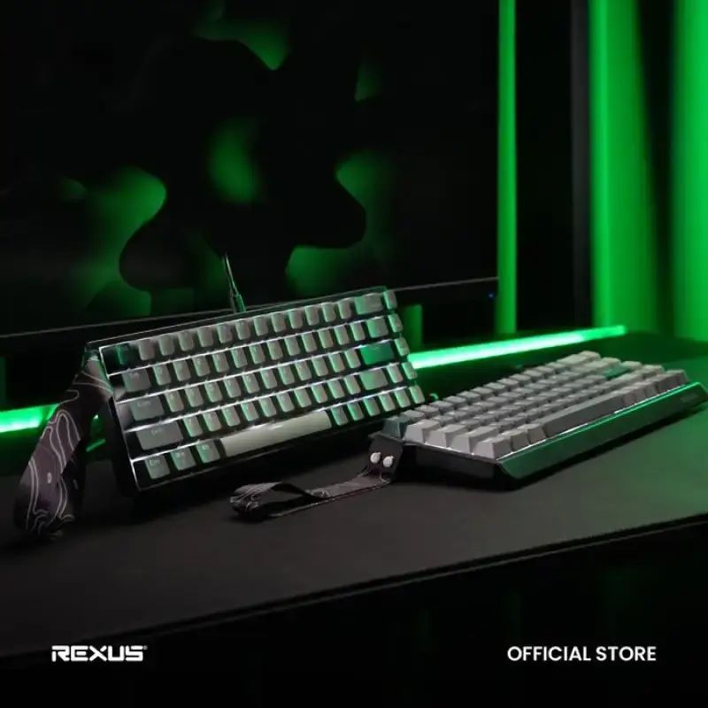 Jual Rexus Kx3 Kx-3 V2 Heroic Series Rgb Gaming Mechanical Keyboard ...