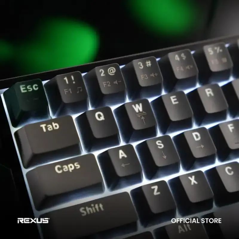 Jual Rexus Kx3 Kx-3 V2 Heroic Series Rgb Gaming Mechanical Keyboard ...