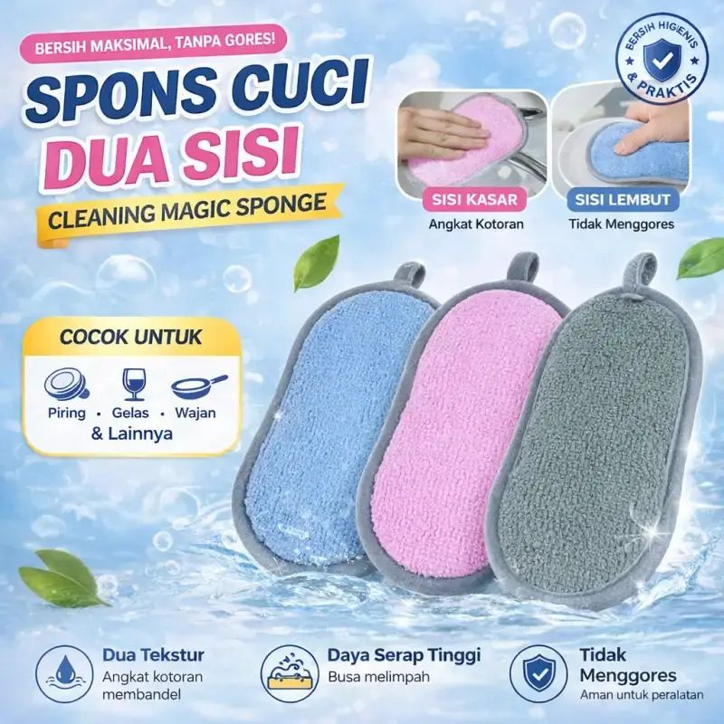 Magic Cleaning Spon Gratis Ongkir 🏷️ Harga Murah Mei 2026