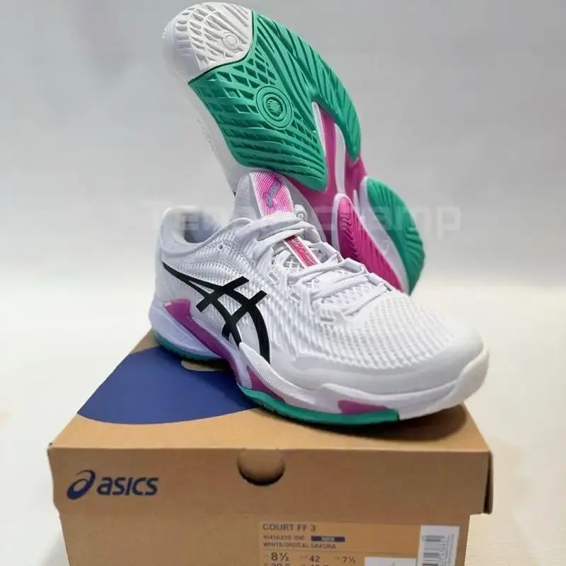 Jual Sepatu Tenis Asics Court Ff 3 Men White Digital Sakura/tennis Shoe ...