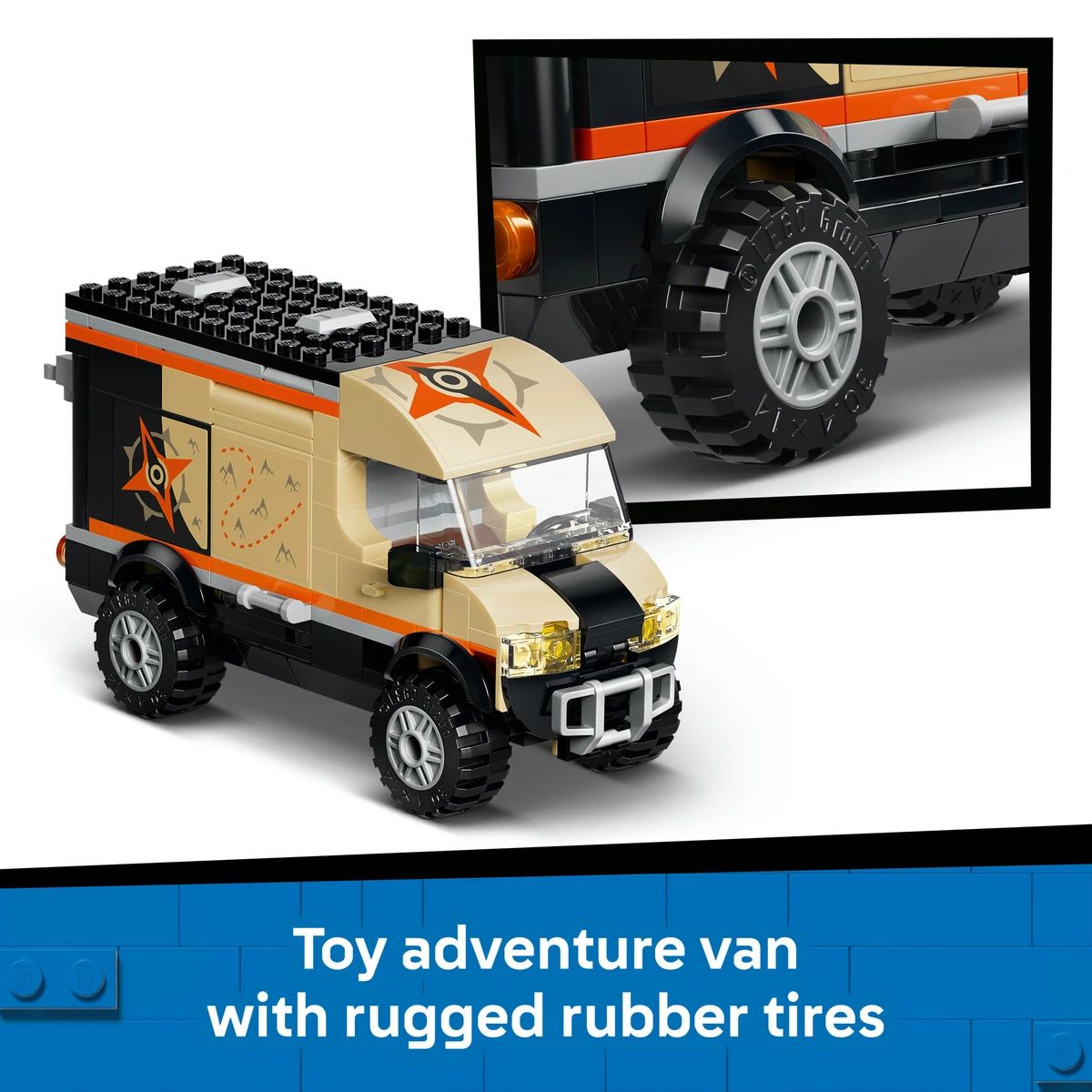Jual LEGO City 60512 Mountain Bike Adventure Van (260 Pieces), Mainan ...