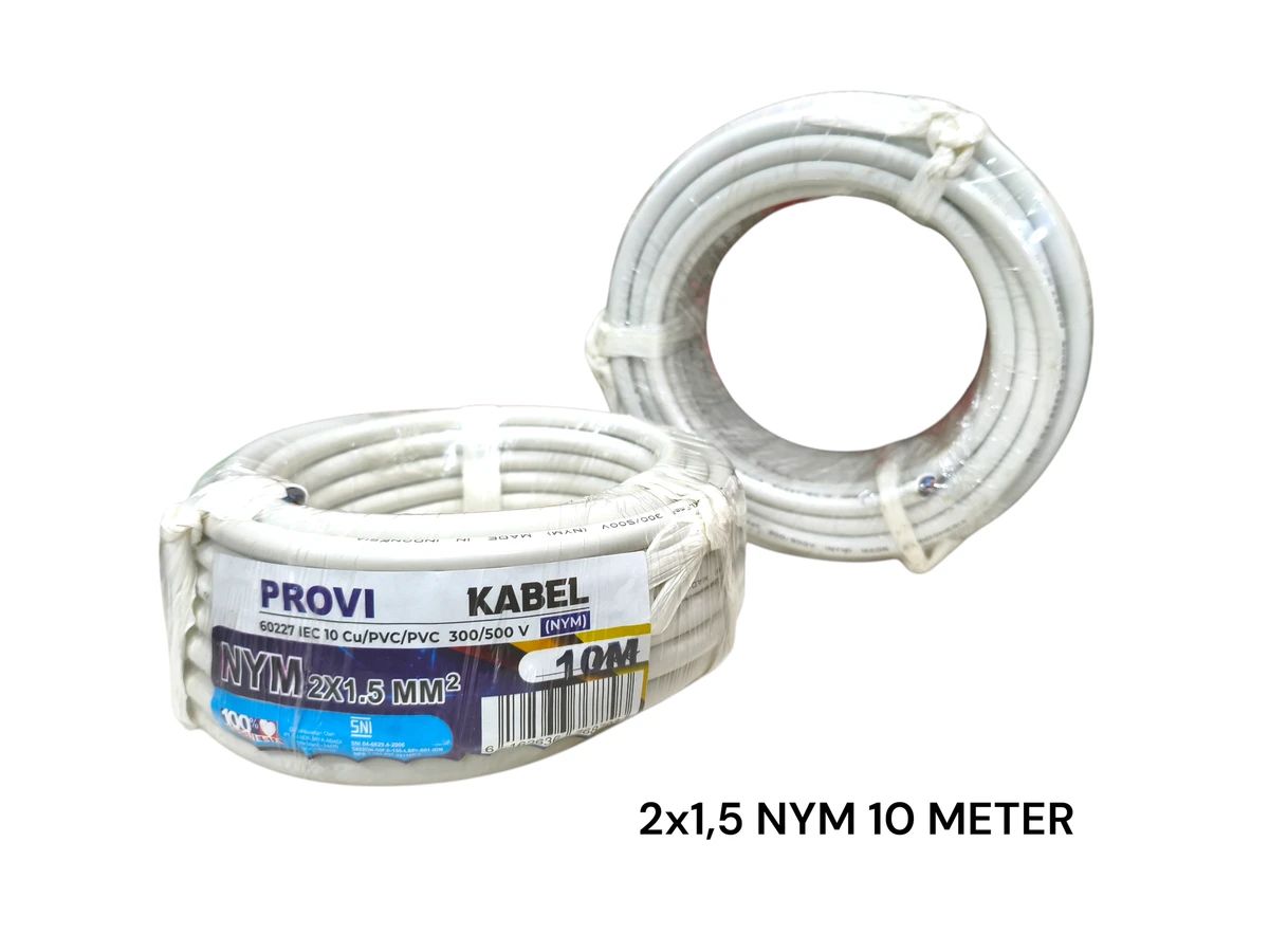 Jual Kabel Listrik Nym Provi Full Tembaga Per 10 Meter 15 Meter 1 Rool ...