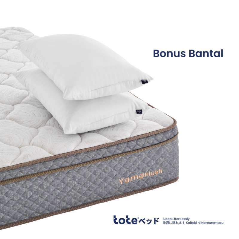 Promo Tote Yama Plush | Kasur Pocket Spring Bed Vacuum Dalam Box - 160 ...