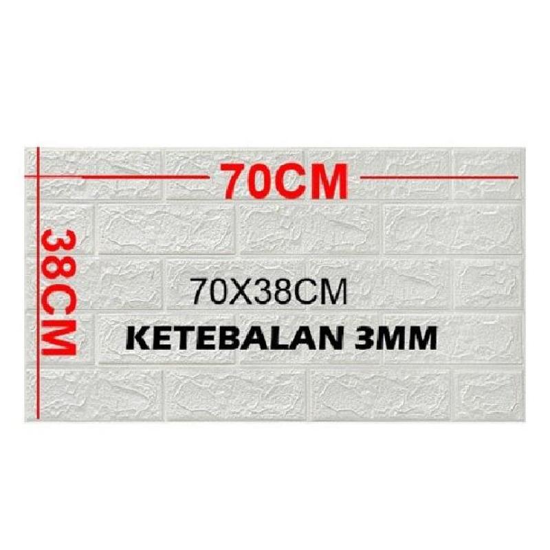 Jual Wallpaper Dinding 3d Motif Foam Walpaper Bata Motif Batu Stiker ...