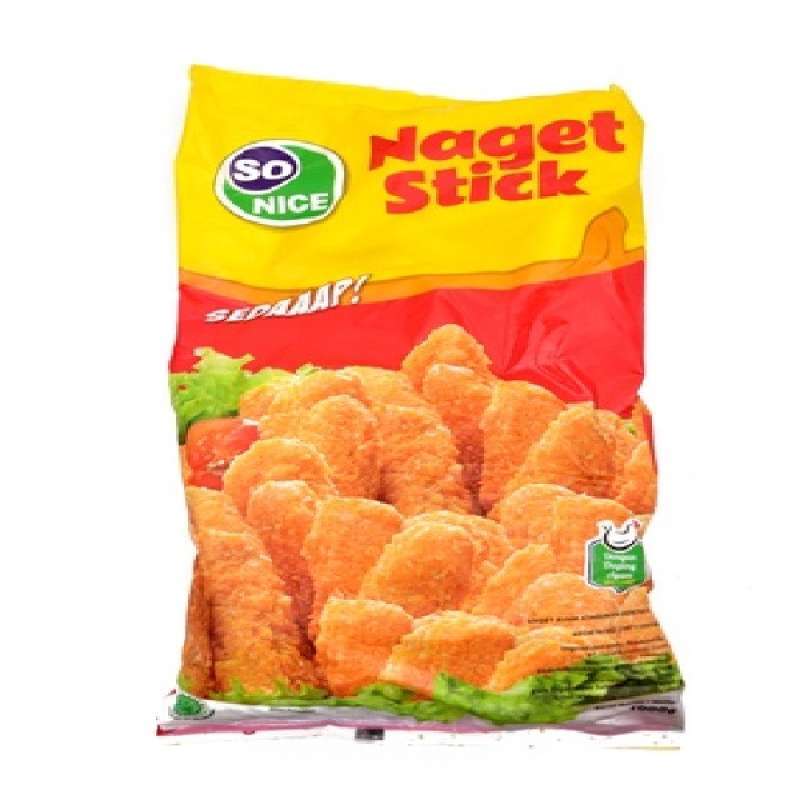 Promo CHICKEN STICK SO NICE SEDAP 1KG NAGET STICK AYAM HALAL Diskon 1% ...