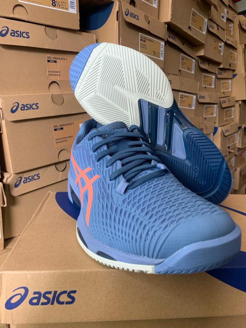 Jual Sepatu Tenis Asics Solution Speed Ff 2 Men Blue Harmony / Guava ...