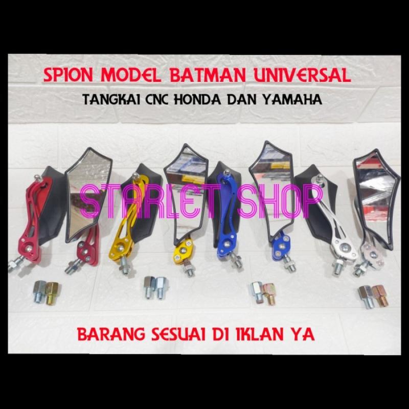 Jual Spion Model Batman Universal Untuk Semua Jenis Motor Tangkai Full ...