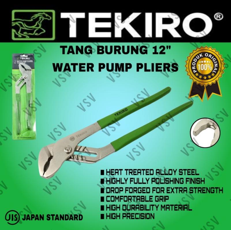 Promo Tekiro Water Pump Plier 12 Tang Burung Tekiro 12 Tang Setel ...