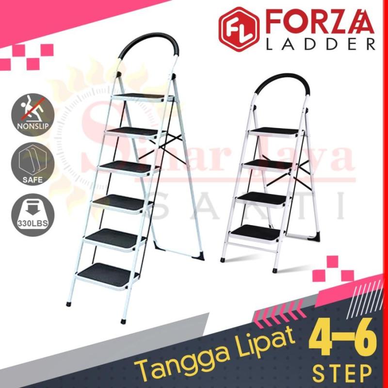 Jual Tangga Lipat 4 Dan 6 Step Forza | Tangga Duduk Besi Dengan Step ...