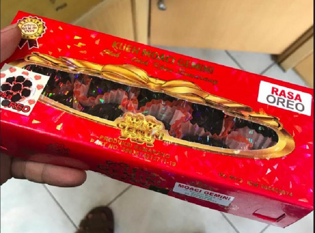 Jual Kue Moaci Gemini Khas Semarang Rasa Oreo Isi 10 Di Seller ...