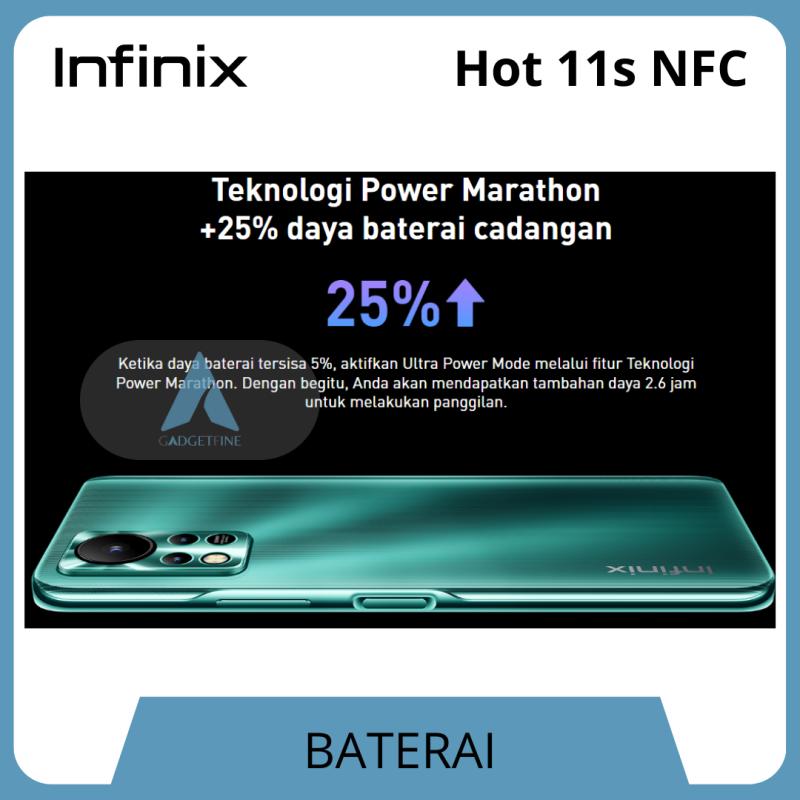 Jual Infinix Hot 11s Nfc 4/64gb, 50mp Camera Bukaan F/1.6, 5.000 Mah ...