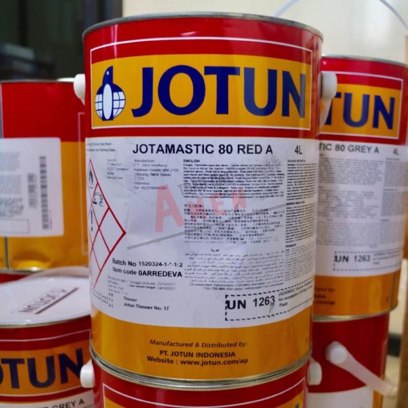 Jual Jotun Jotamastic 80 Red (2 Komponen) / Cat Epoxy Di Seller Toko ...