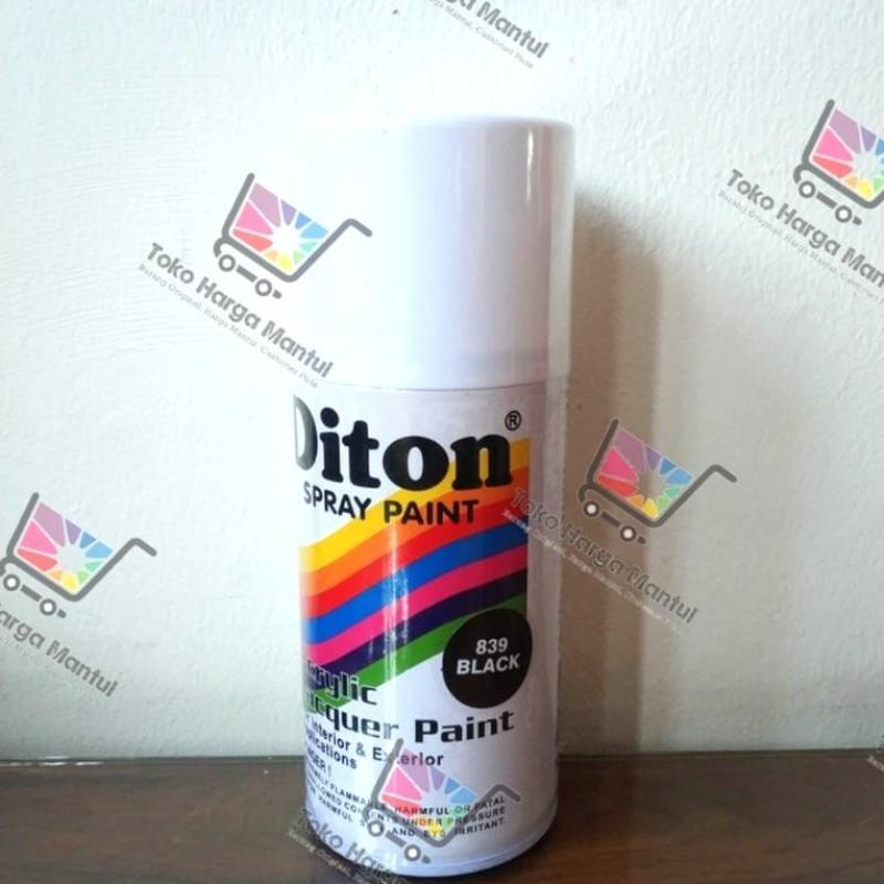 Jual Cat Semprot Pylox / Pilok Diton 300cc (839) Black ( Hitam ) Di ...