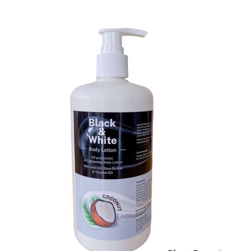 Jual Body Lotion Black & White Uv Protection & Lightening Body Cream Di ...
