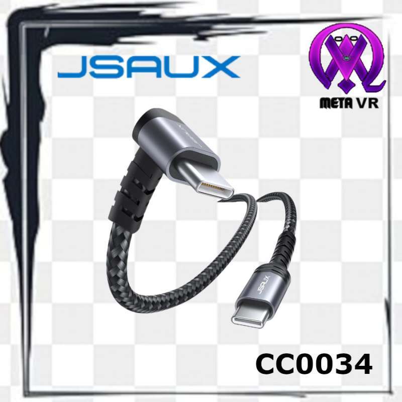Promo Jsaux 90 Degree Usb C To Usb C Cable Fast Charge Cable Cc0034 ...