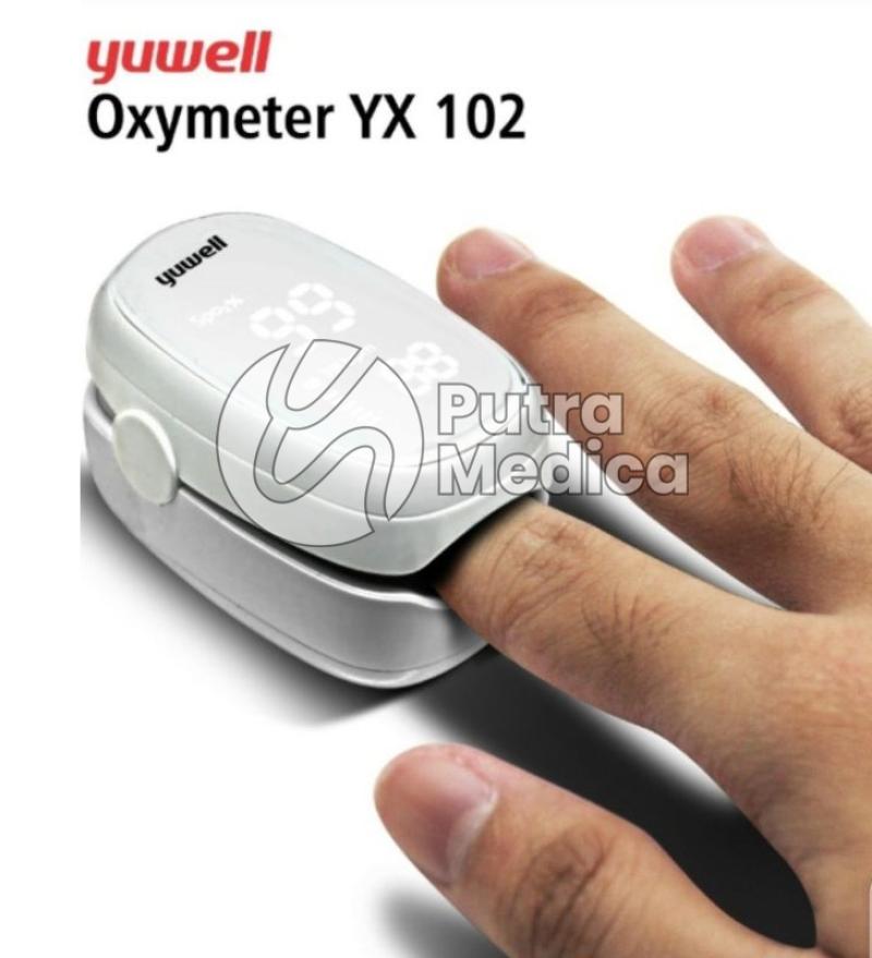Promo Yuwell Finger Pulse Oximeter Yx102 / Spo2 / Saturasi Oksigen ...