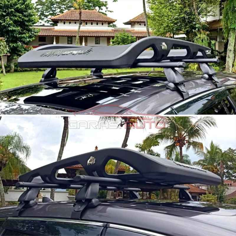 Jual Roof Rack Bagasi Atas Mobil Roofrack Rail Barang Rhino Model ...