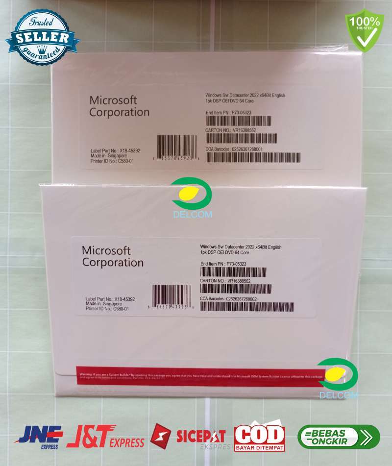 Jual Windows server 2022 standard - datacenter 64 core prosessor ...