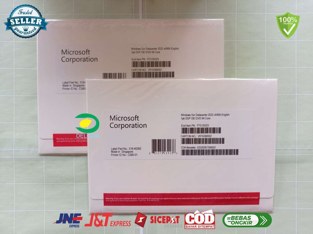 Jual Windows server 2022 standard - datacenter 64 core prosessor ...