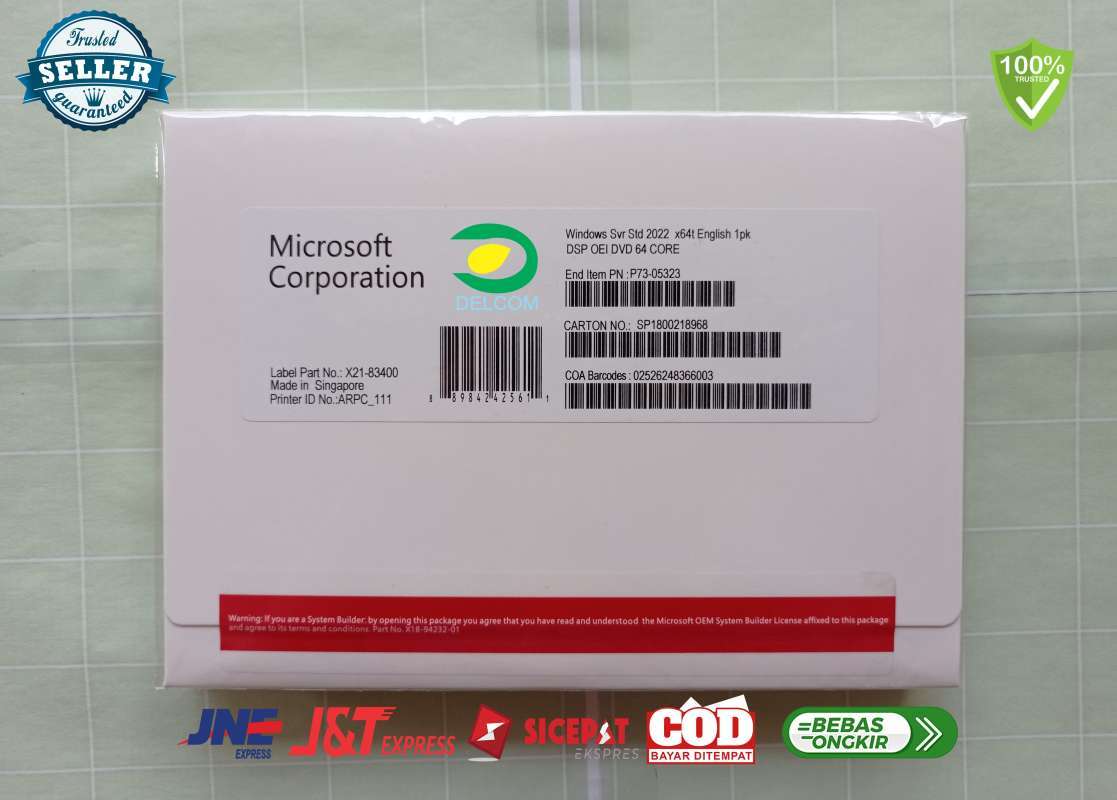 Jual Windows server 2022 standard - datacenter 64 core prosessor ...