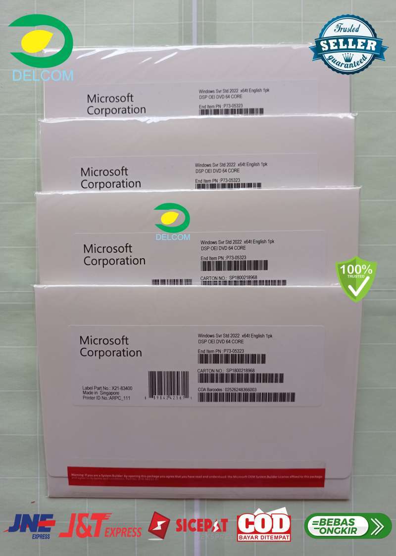 Jual Windows server 2022 standard - datacenter 64 core prosessor ...