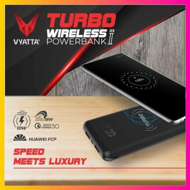 Promo Powerbank Vyatta Turbo 10000Mah Wireless Original Kode Br08 ...