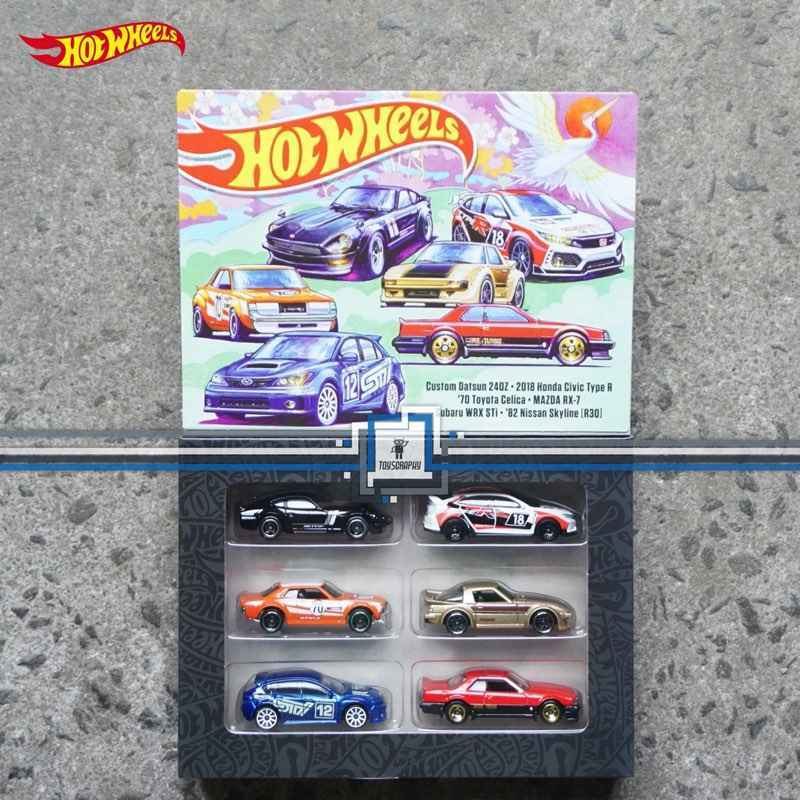 Jual Hot Wheels Japanese Japan Car Culture Multipack 1/64 6 Toy Cars Di ...