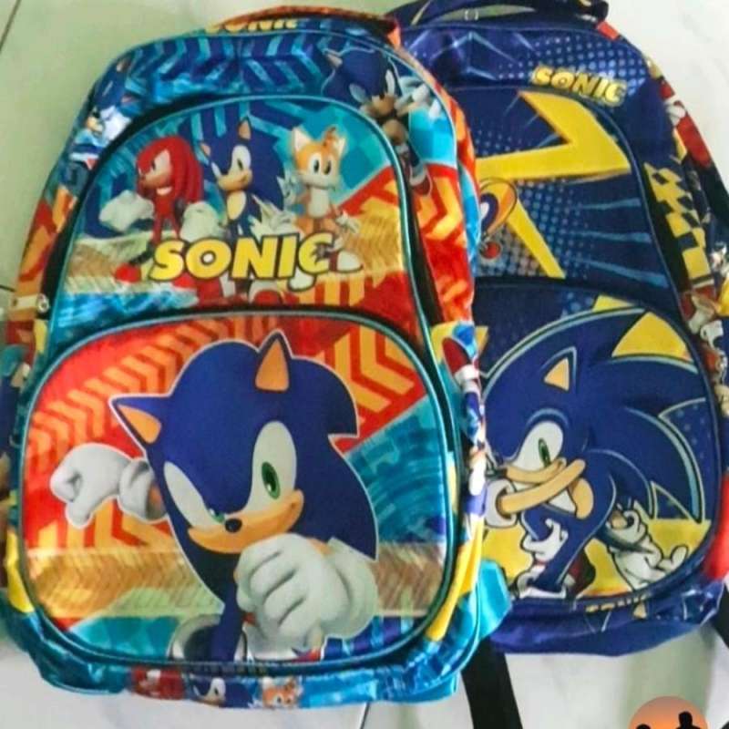 Jual Tas Anak sekolah SD Sonic Hedgehog - Sonic Group di Seller Sion ...