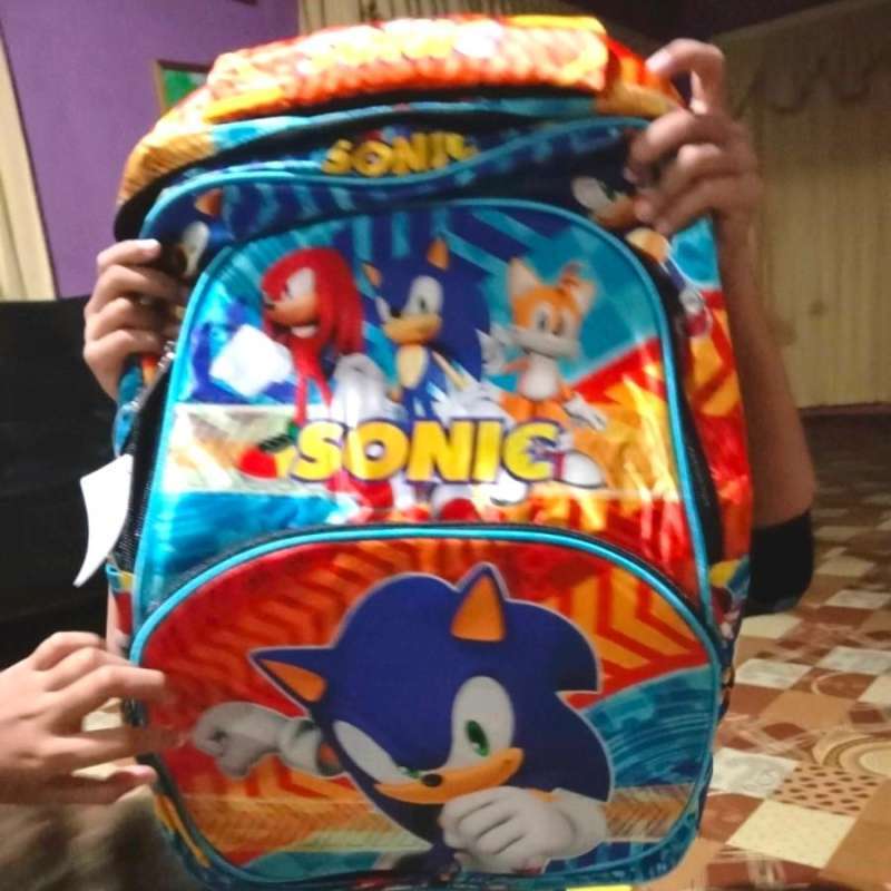 Jual Tas Anak sekolah SD Sonic Hedgehog - Sonic Group di Seller Sion ...