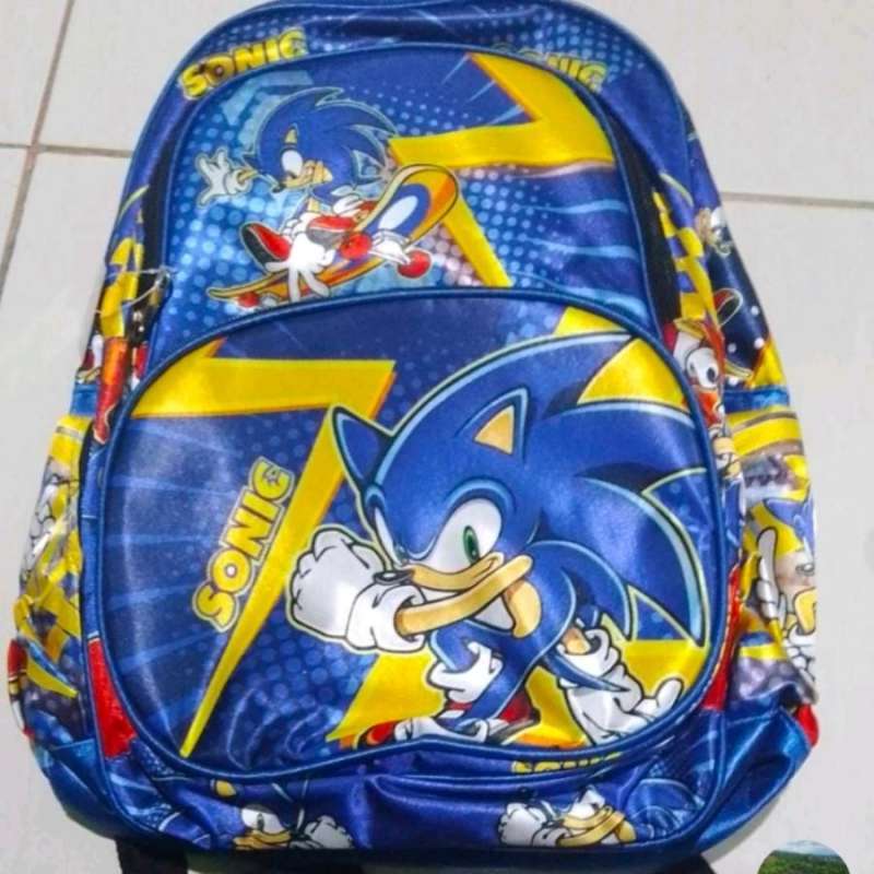 Jual Tas Anak sekolah SD Sonic Hedgehog - Sonic Group di Seller Sion ...