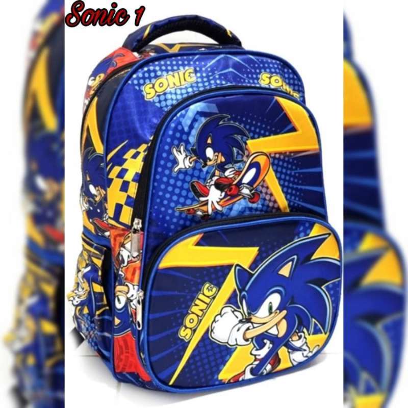Jual Tas Anak sekolah SD Sonic Hedgehog - Sonic Group di Seller Sion ...