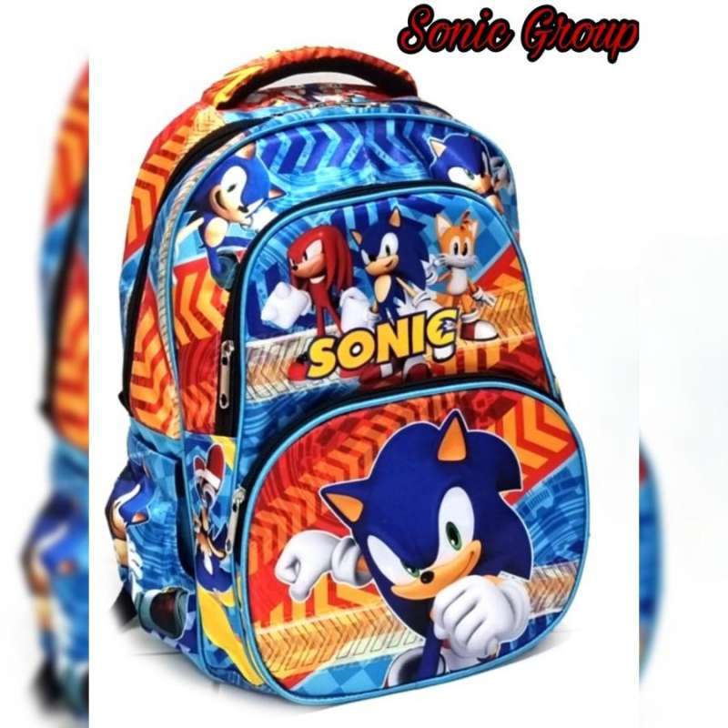 Jual Tas Anak sekolah SD Sonic Hedgehog - Sonic Group di Seller Sion ...