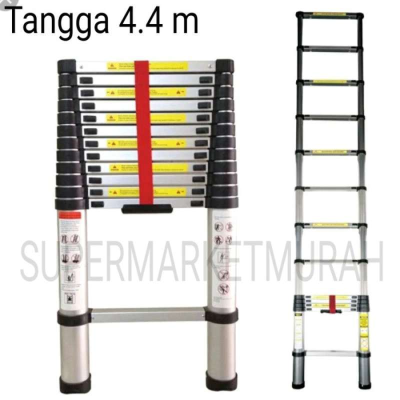 Promo Tangga Lipat Teleskopik 4.4 Meter Telescopic Indihome 4,4 ...