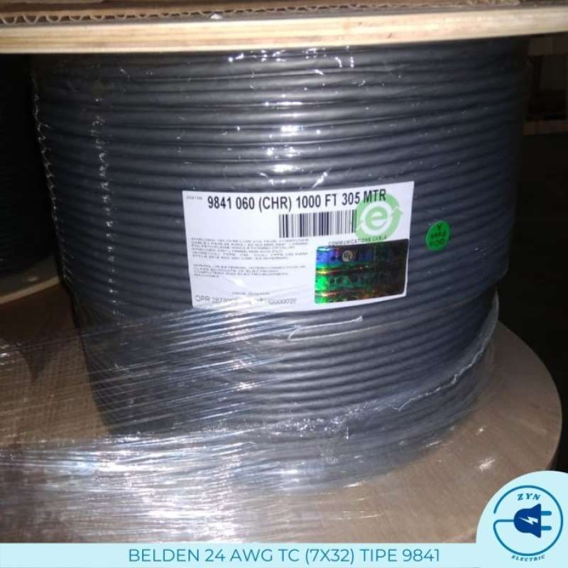 Promo Kabel Belden Tipe 9841 24 AWG Stranded 7x32 TC Multi Conductors ...