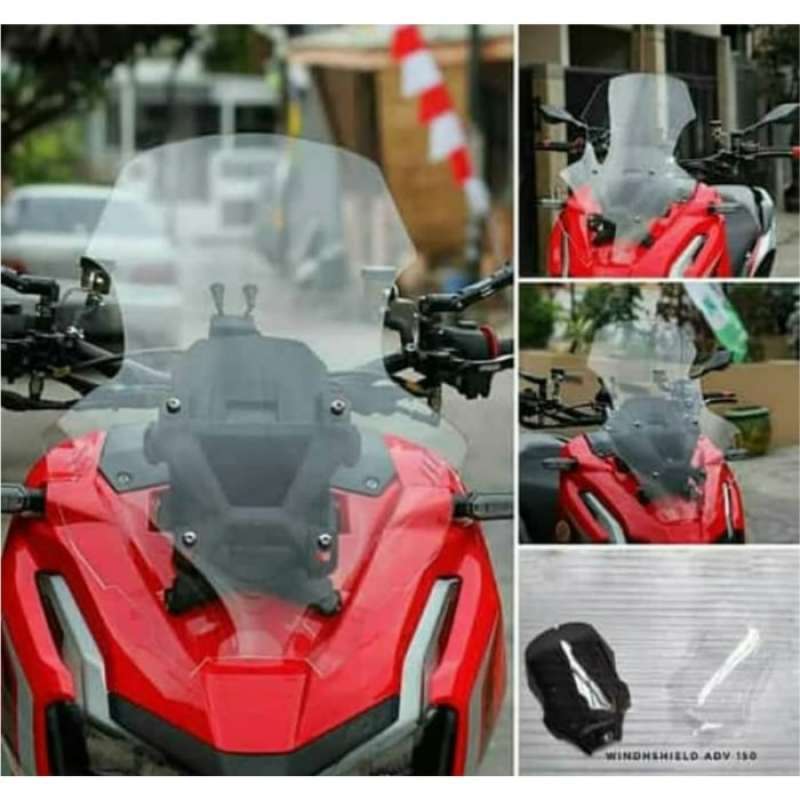 Jual Windshield Honda Adv 150 Visor Honda Adv 150 Touring Sirip Di ...