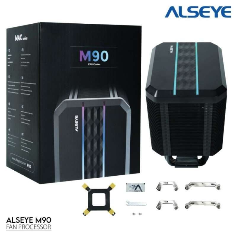 Promo Fan processor CPU Cooler Alseye Max-series M90 ARGB Diskon 23% di ...