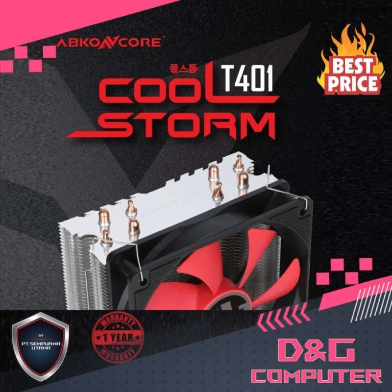Promo ABKONCORE COOLSTORM T401 CPU COOLER Diskon 23% di Seller Ulita ...