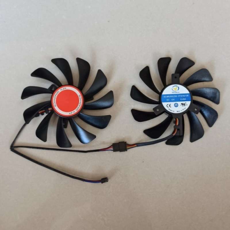 Promo Xfx Rx580 Gpu Cooler Fan For His Rx 590 580 570 Graphics Card ...