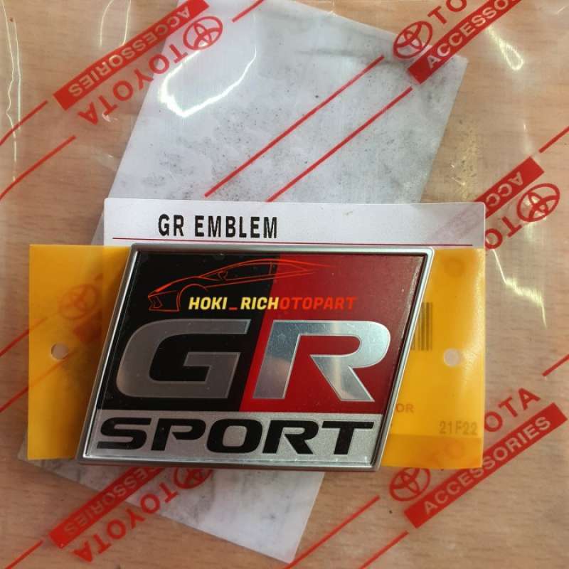 Promo Emblem Logo Gr Sport Bagasi Belakang Fortuner 2021 Original ...
